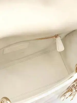 Dior 2000s Medium Canage Leather Tote Bag