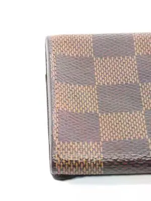 LOUIS VUITTON 2014 Damier Ebene Canvas Wallet