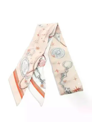 Hermès 2000s Twilly C'est La Fête Scarf