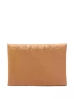 Hermès 2023 Calviduo Verso Coin Purse - Orange