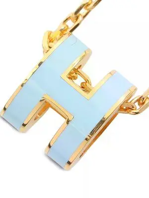 Hermès 2020s Letter Pendant Necklace