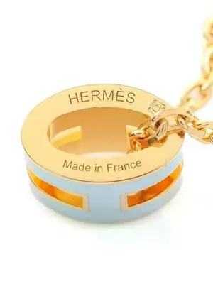 Hermès 2020s Letter Pendant Necklace