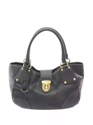 Prada 2010s Panelled Leather Handbag