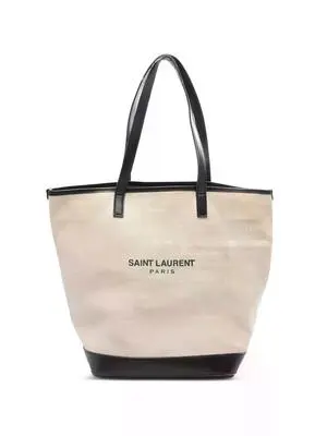 Saint Laurent 2000s Logo-lettering Tote Bag