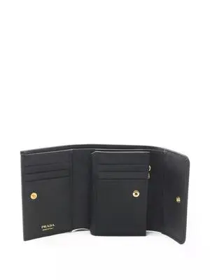 Prada 2020s Leather Trifold Wallet