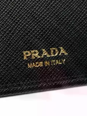Prada 2020s Leather Trifold Wallet