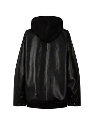 STUDIO TOMBOY Zip-up Synthetic Leather Jacket