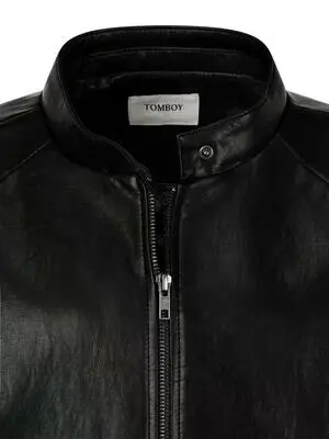 STUDIO TOMBOY Zip-up Synthetic Leather Jacket