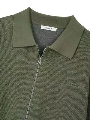 STUDIO TOMBOY Zip-up Cardigan - Green