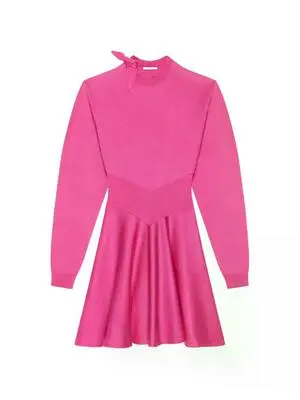 Givenchy Bow-detail Flared Mini Dress - Pink