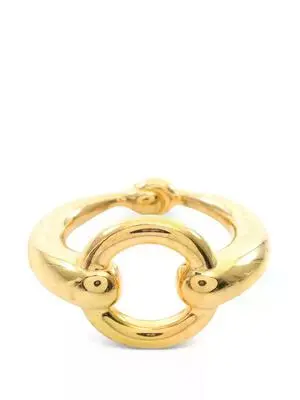 Hermès 2010s Mors Scarf Ring - Gold