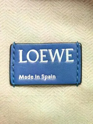 Loewe 1910s Anagram Leather Clutch