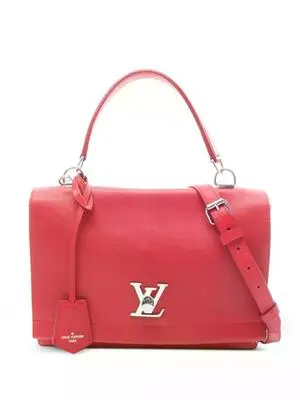 LOUIS VUITTON Lockme Ii Logo Flap Tote Bag