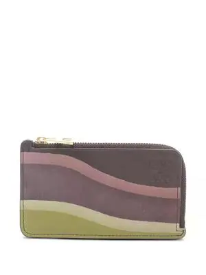 Loewe 2020s Wave-pattern Leather Wallet