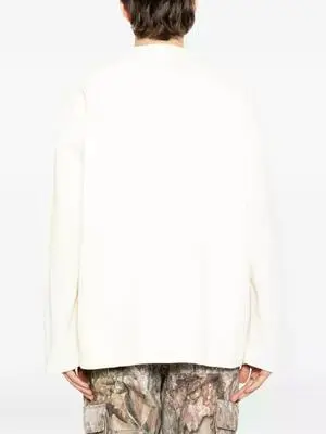 Off-White Cotton Sweatshirt