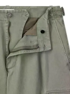 STUDIO TOMBOY Pintuck-detail Cargo Trousers - Green