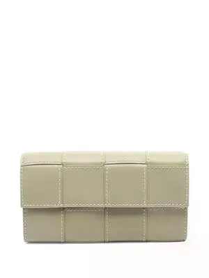 Bottega Veneta Stitch Intrecciato Bi-fold Wallet - Neutrals