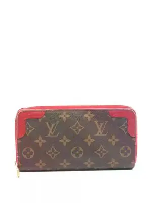 LOUIS VUITTON 2017 Retiro Monogram Zipped Wallet - Brown