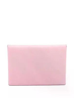 Hermès 2022 Calvi Duo Leather Wallet - Pink