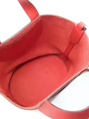 Hermès 2023 In The Loop 18 Leather Tote - Red