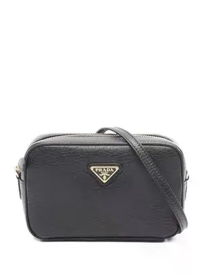 Prada Triangle-logo Leather Shoulder Bag