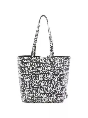 Balenciaga 2000s Xs Everyday Logo-pattern Tote