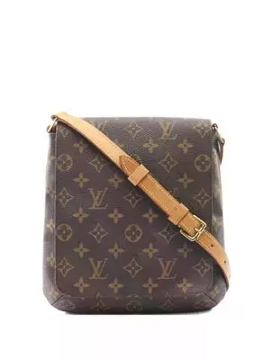 LOUIS VUITTON 2000 Logo-pattern Shoulder Bag