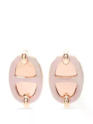 Hermès 2010s Mailon Mini Earrings - Pink