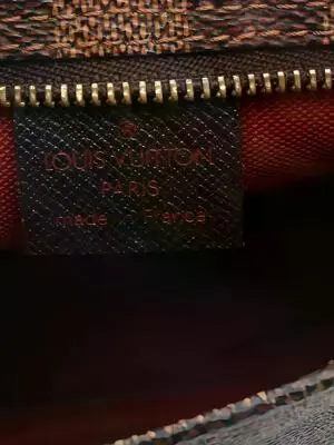 LOUIS VUITTON 1999 Damier Ebene Tote Bag