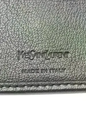 Saint Laurent 2000s Cassandre Bi-fold Leather Wallet