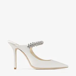 JIMMY CHOO Bing 100 Satin Mule