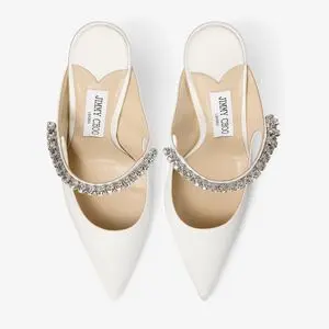 JIMMY CHOO Bing 100 Satin Mule