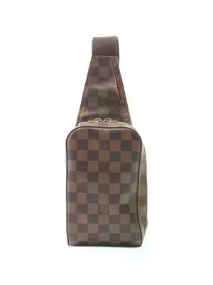LOUIS VUITTON 2005 Damier Ebene Shoulder Bag