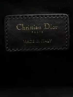 Dior Book Tote Leather Handbag - Black