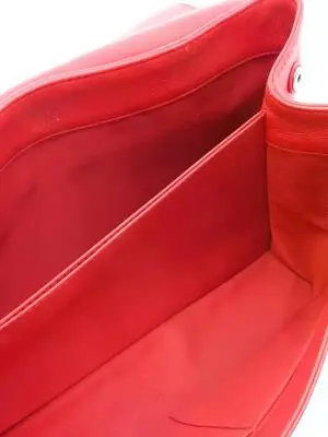 LOUIS VUITTON Lockme Ii Logo Flap Tote Bag - Red