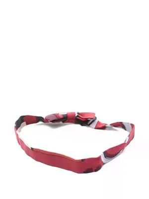 Hermès 2010s Striped Bow Tie