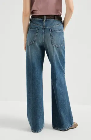 Brunello Cucinelli Contemporary Loose Trousers - Denim