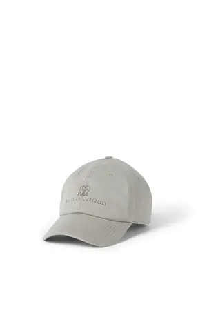 Brunello Cucinelli Baseball Cap With Logo - Khaki