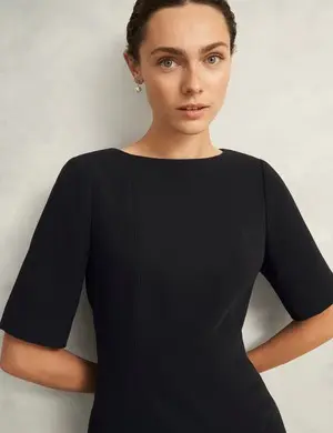 HOBBS LONDON Rae Sleeved Pencil Dress