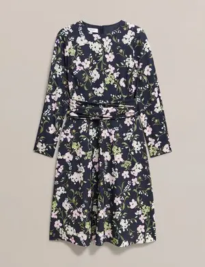 HOBBS LONDON Sabine Long Sleeve Floral Dress
