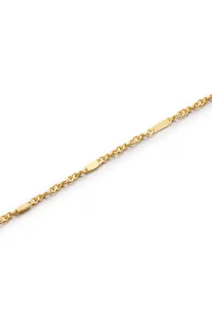 ANA LUISA Solid Yellow Singapore Chain Necklace