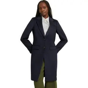 HOBBS LONDON Cavendish Wool Tailored Coat - Navy