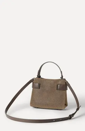 Brunello Cucinelli Leather Essence Top-handle Bag - Brown
