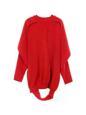 Balenciaga Wool Knitted Cut-out Sweater