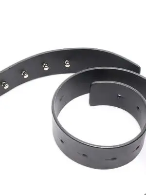 Versace 2000s Medusa-plaque Leather Belt