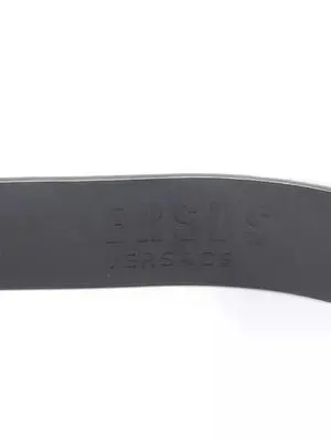 Versace 2000s Medusa-plaque Leather Belt