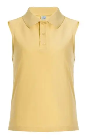 FLORE FLORE Lauren Cotton Polo Tank Top