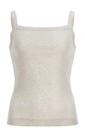 FLORE FLORE May Cotton Cami Top - Grey