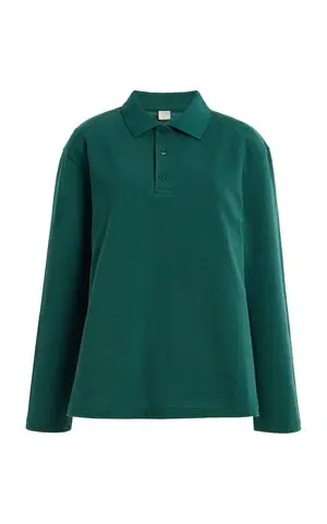 FLORE FLORE Diana Cotton Polo Shirt