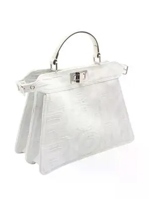 Fendi 2010-2026 Marc Jacobs Small Denim Peekaboo Iseeu Satchel - Blue